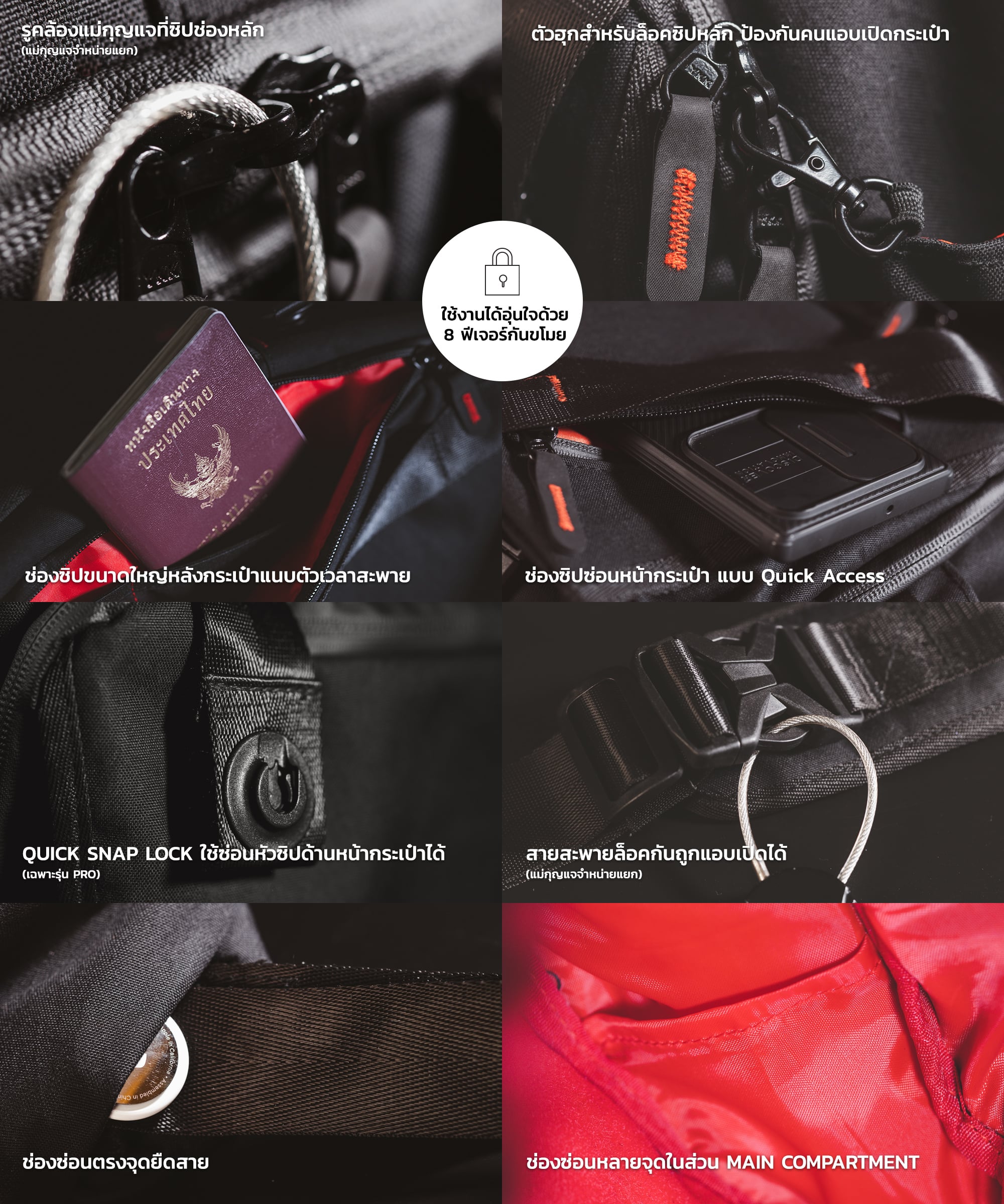 Gravity Move กระเป๋ากล้อง Reform X Camera Bag ILTG-ME3004-BLK (ประกัน ...