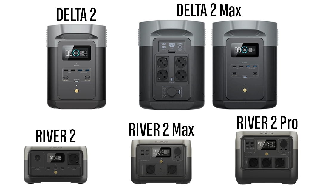 เปรียบเทียบ EcoFlow RIVER 2 Series Vs DELTA 2 Series | ZoomCamera
